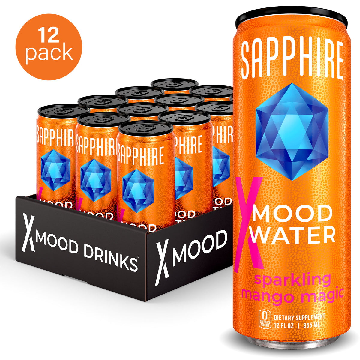 Sapphire Mood Water Mango Magic — X Mood Drinks